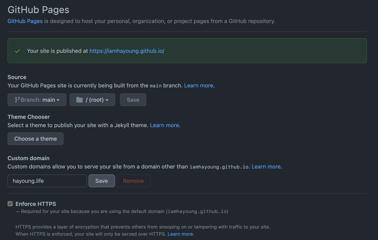 Namecheap에서 도메인 구매, 연결하기 (Feat. GitHub Pages) | ️ iamhayoung.dev